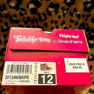 Skechers | Shoes | Skechers Twinkle Toes I Light Up Size 2 Blackpink ...